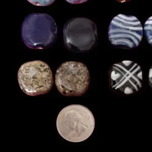 Kazuri | Office | 6 Hand Crafted Ceramic Kazuri Beads Various Shapes ...